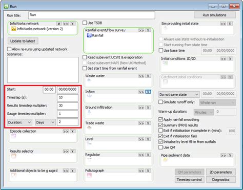 difference between maxima and time varying results in infoworks icm