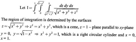 triple integral in cartesian coordinates worked examples exercise