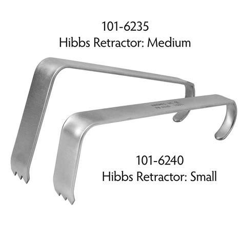 Hibbs Retractor Medium 101 6235 Millennium Surgical