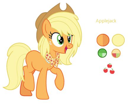 Applejack's Reference Redesign by Larimar-Studios on DeviantArt