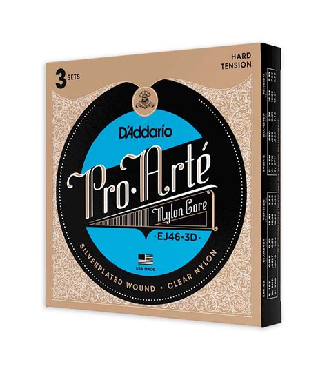 Daddario Ej46 Classical Gt Nylon High Tension String Set