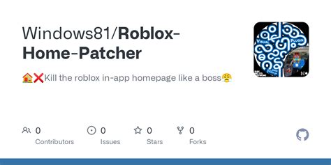 GitHub Windows81 Roblox Home Patcher Kill The Roblox In App Homepage Like A Boss