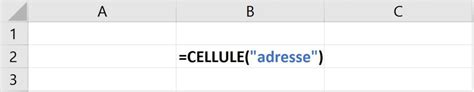 La Formule Cellule Apprendre Excel