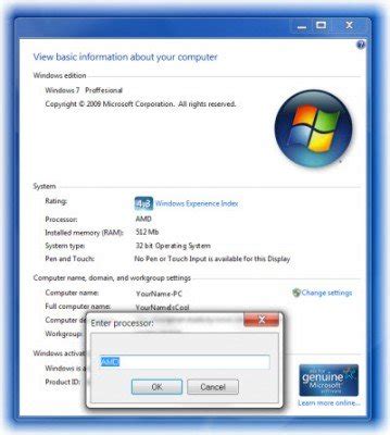 How To Add Or Change OEM Information In Windows 11 10