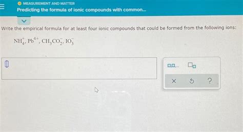 solved measurement and matter predicting the formula of