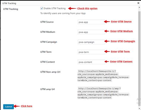 How To Add UTM Tracking In PWA PWA For WP Documentation
