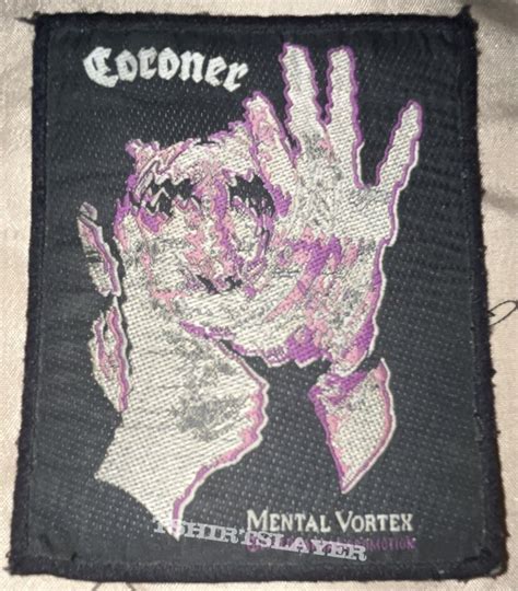 Coroner Mental Vortex Woven Patches Tshirtslayer Tshirt And Battlejacket Gallery