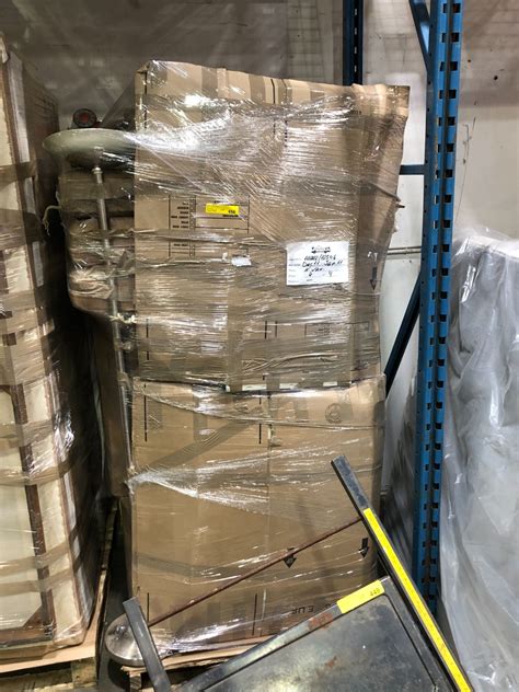 Pallet Of Bailiff Seized Contents Includes Household Goodsfloor Lamp