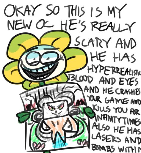 Omega Flowey Redesign Flowey Fanart Omega Flowey Fan Art Undertale