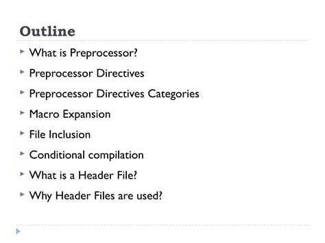 Lecture 21 Preprocessor And Header File Ppt