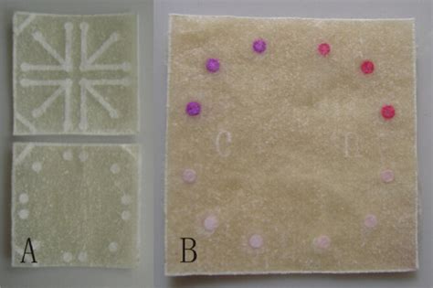 The Photographs Of Simultaneous Detection Of Glucose And Uric Acid On
