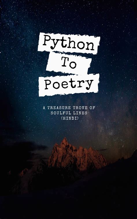 Python To Poetry Pothi Com