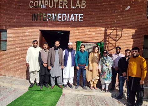 Inauguration Of Computer Lab Intermediate College