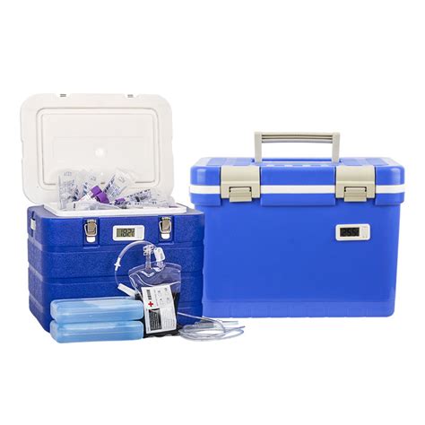 Portable Insulated Passive Cold Chain Shipper Vaccine Medic Cooler Box For Transport Vaccines