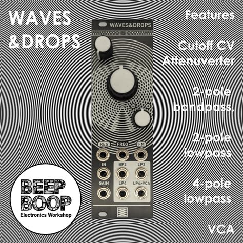 Dropsandwaves Ripples Clone Vcf Eurorack Module Beepboop Electronics