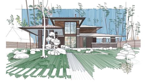 Architectural Rendering Using Autodesk Sketchbook Mac And Ipad Pro