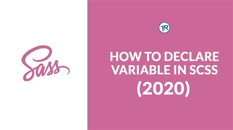 How To Declare Variable In Scss Youtube