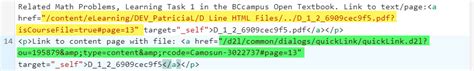 How Do I Link To A Specific Page Inside Of A PDF File From Content Brightspace