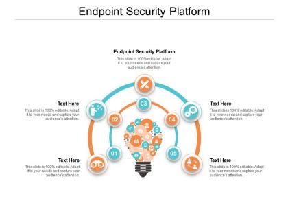 Endpoint Security PowerPoint Presentation And Slides SlideTeam
