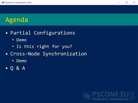 Powershell Dsc Partial Configurations And Cross Node Synchronization Pptx