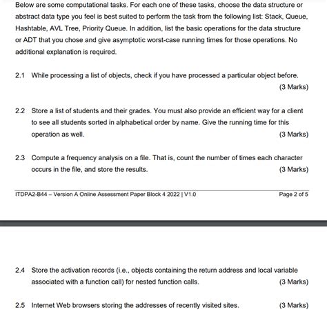 Solved Below Are Some Computational Tasks For Each One Of