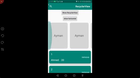 Code For Iraq Android Tutorials Horizontal Recyclerview Part2 Youtube