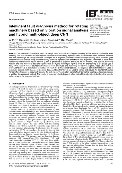 Novel Intelligent Fault Diagnosis Method For Rotating Machinery Based