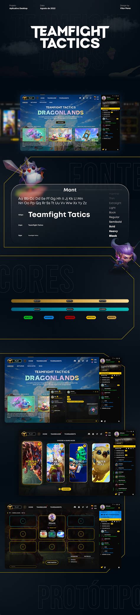 Tft Concept Desktop Launcher Uiux Behance