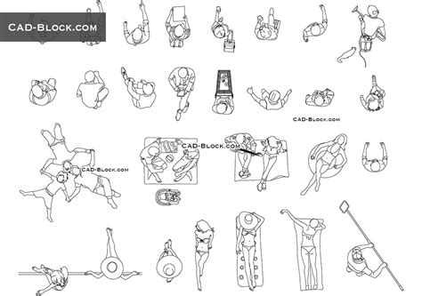 People Top View Dwg People Mega Pack Dwg Free Cad Blocks Download