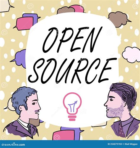 Text Caption Presenting Open Source Concept Meaning Denoting Software