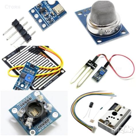 Arduino сензори Rs485 To Ttl Hc 05 Rfid Rc522 Rtc Sd Hc Sr501 Vga