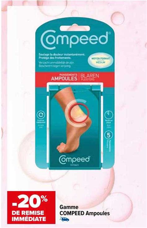 Promo Gamme Compeed Ampoules chez Carrefour Parapharmacie - iCatalogue.fr