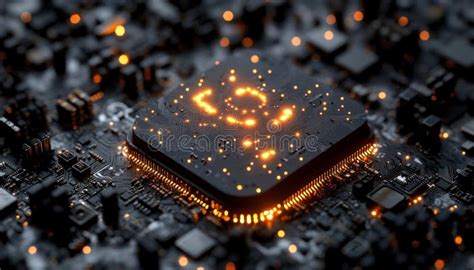Ai Chip Motherboard Powering Innovation In Artificial Intelligence High Tech Circuitry Design