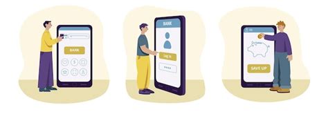 Mobile Banking User Vectors And Illustrations For Free Download