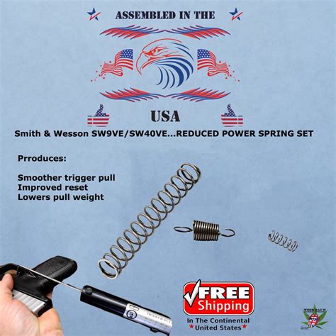 Sigma Series Trigger Spring Kit For Smith Wesson SW VE SW VE C F VE Wesbaun Gun Springs