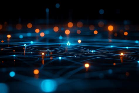 Abstract Technology Background Network Connection Structure Science Background D Rendering