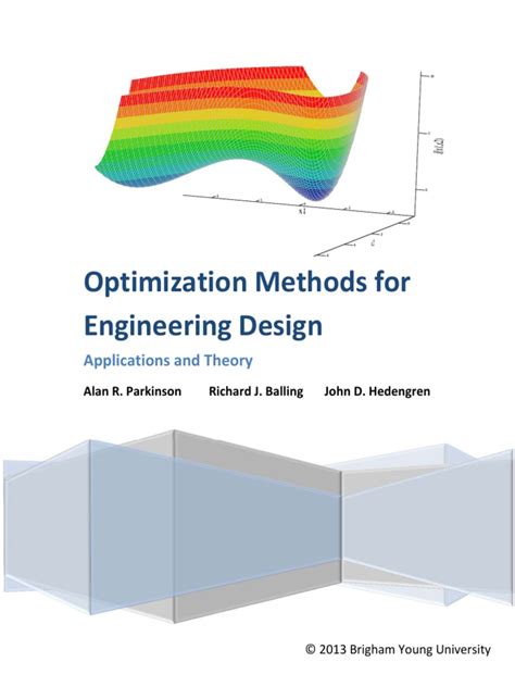 3 Optimization Methods For Engineering Design Book Mathematical Optimization Numerical Analysis