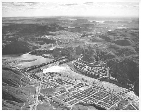 Big Bend Railroad History 1940 Grand Coulee Dam View