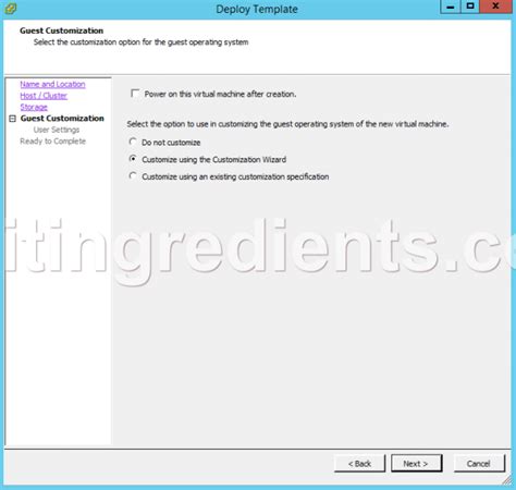 How To Deploy Virtual Machine Using Template In Vcenter Server