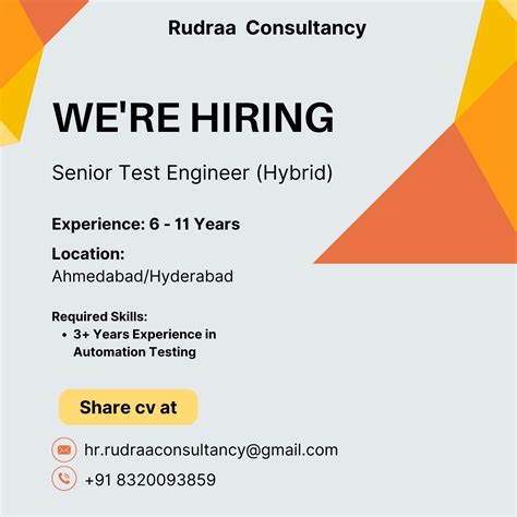 Sweta Gohel On Linkedin Hiring Seniortestengineer