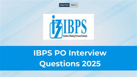 IBPS PO Interview Questions And Answers PDF Download