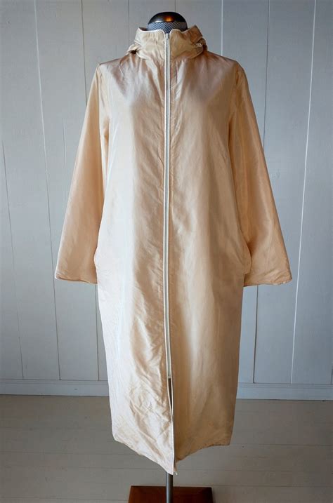 Vintage Cynthia Rowley Silk Jacket 90s Hooded Iridescent Shiny Windbreaker Mesh Lined With