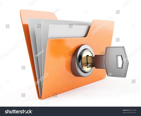 Folder Key Stock Illustration 65211820 Shutterstock