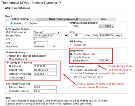 How To Setup DSL VDSL ADSL Bridge Mode On Vigor DrayTek FAQ
