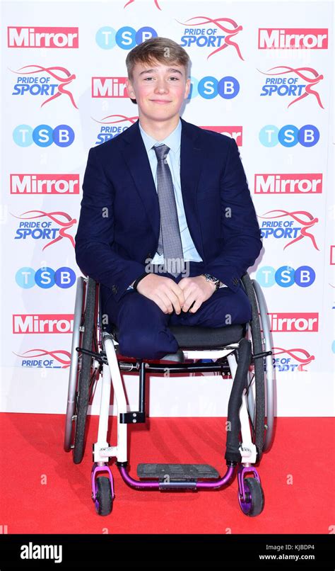 Billy Monger Attending The Pride Of Sport Awards At The Grosvenor House Hotel London Stock
