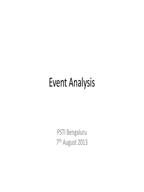 Event Analysis Pdf Pdf Electric Power System Electrical Grid