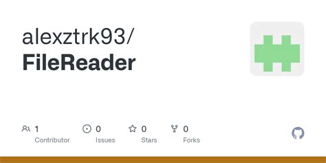 Github Alexztrk93filereader