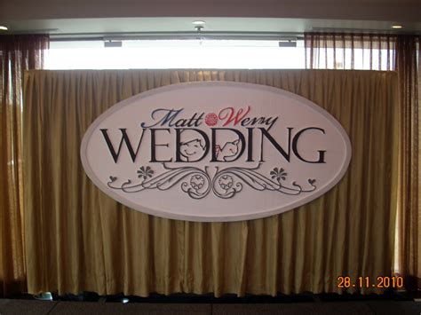 Nina And Nazris Biz Wordings Or Deco For Wedding Backdrop