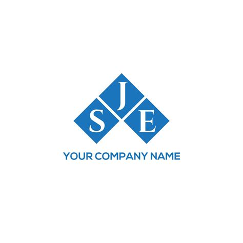 Sje Creative Initials Letter Logo Concept Sje Letter Designsje Letter