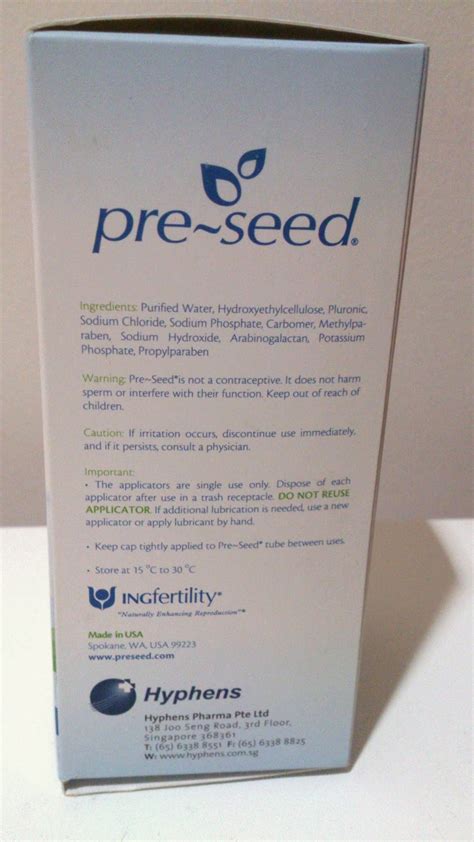 JL Journal Pre Seed Fertility Friendly Lubricant If You Are Trying To Conceive